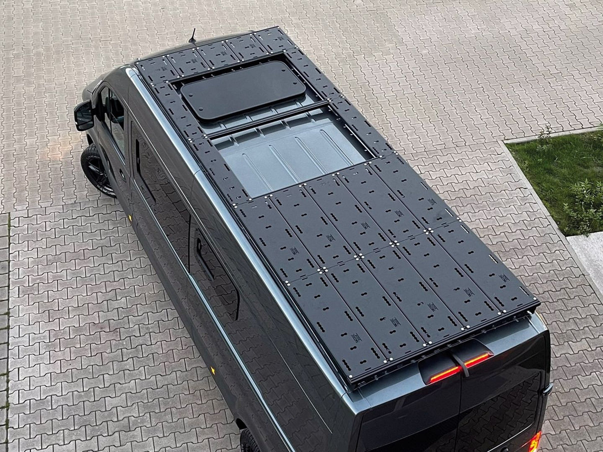 Dachträger Dachterrasse begehbar MAN TGE / VW Crafter / Rolling Space /Space Rack ...